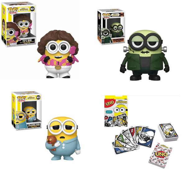 Funko Pop Minions BOB + Jogo De Cartas Uno Minions Mattel ...