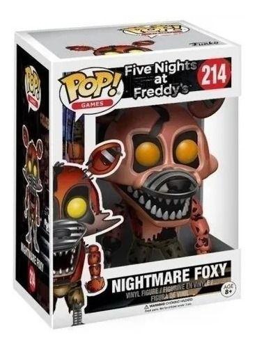 Funko Pop! Nightmare Foxy - Five Nights At Freddys 214 + Nf - Funko ...