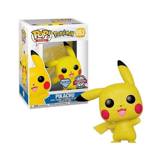Funko Pop Pokemon 553 Pikachu Diamond Collection - Funko - Magazine Luiza