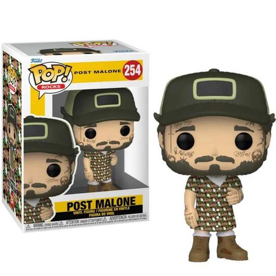 Funko Pop Rocks Post Malone Sundress 254 Boneco Colecionável - Funko ...