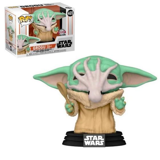 Funko Pop The Mandalorian 469 Baby Yoda Grogu w/ Chowder Squid - Funko ...