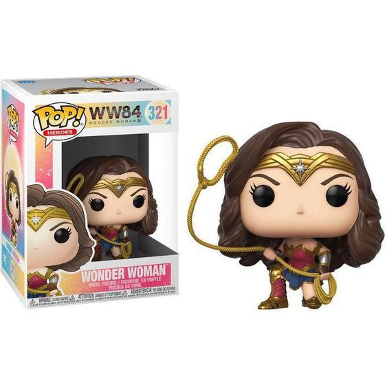 Funko pop! ww 1984 - wonder woman w/ lasso - 321 - Funko - Magazine Luiza