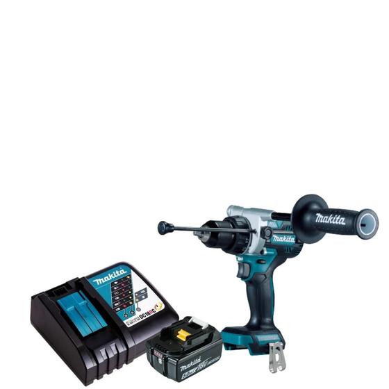 Furadeira Parafusadeira 18v Makita Bateria 5ah Dhp486 Carregador Rapido ...