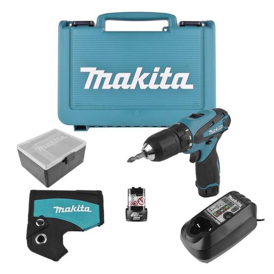 Furadeira/ Parafusadeira 3/8" 12V Bivolt 2 Baterias DF330DWE MAKITA ...