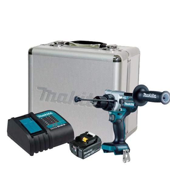 Furadeira Parafusadeira Bateria 18v 5ah Makita Dhp486 Maleta ...