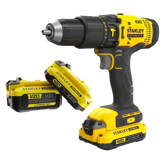 Furadeira Parafusadeira SCD711C2K-BR e 3 Baterias Fatmax Stanley, 20 ...