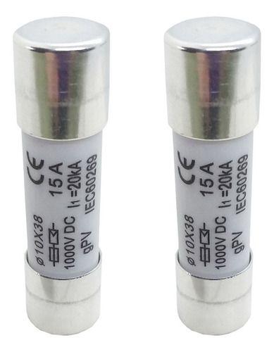 Fusível Solar Fotovoltaico Dc 10x38mm 15a 1000v - 2 Peças - SunProp ...