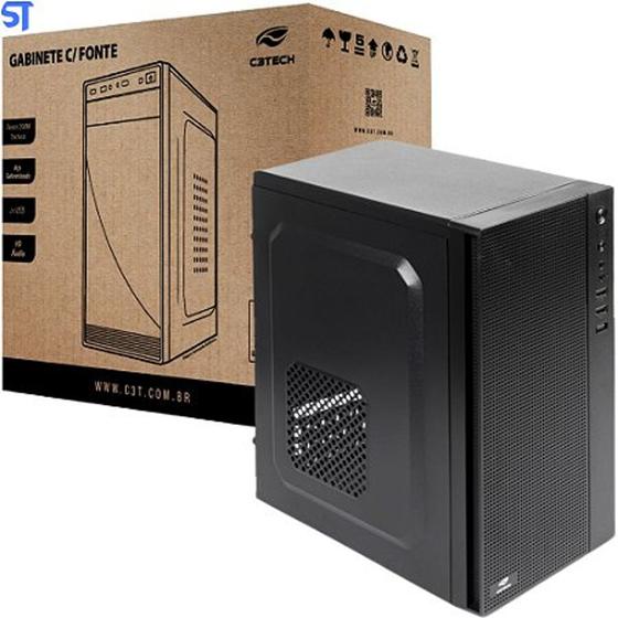 Gabinete C3Tech Micro Atx com FONTE REAL 200W - MT-28BK - C3 TECH ...
