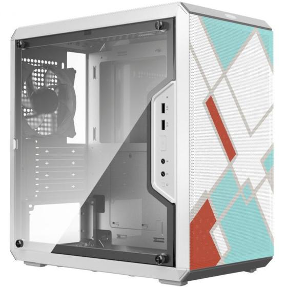 Gabinete Cooler Master Masterbox Q300l Lateral Vidro Temperado Branco ...