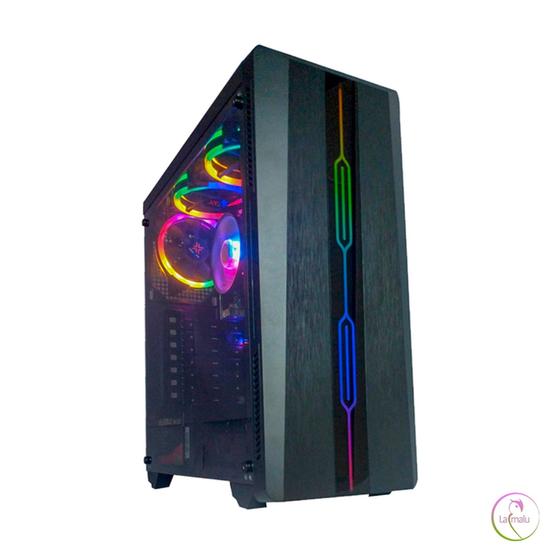 Gabinete CPU Gamer HEDMAX HM-G8540 - Lateral de Vidro com LED Frontal ...