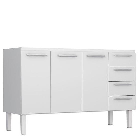 Gabinete de Pia 150 Vênus Flat 4G Cozimax Branco - Balcão para Banheiro ...
