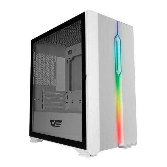 Gabinete Gamer Aigo DarkFlash DLM 23 Branco Lateral Vidro - Gabinete ...