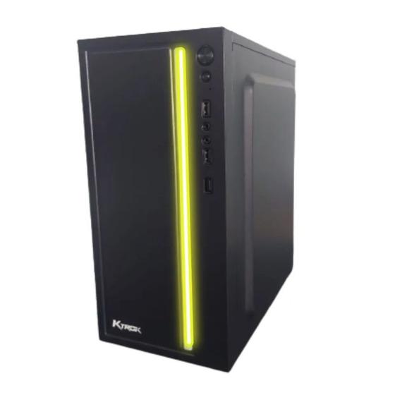 Gabinete gamer ktrok com fita led lateral rgb kt12 - Gabinete Gamer ...
