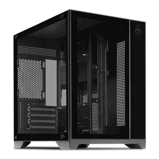 Gabinete Gamer Mancer CV100, Mid-Tower, Lateral De Vidro, Preto, MCR ...
