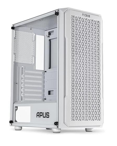 Gabinete Gamer Pichau Apus White Mid-tower Com 3 Fans Branco - Gabinete ...