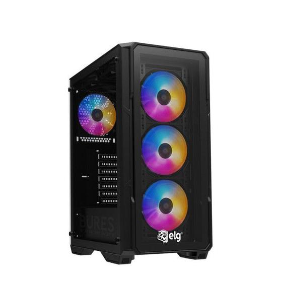 Gabinete Gamer Pro Bures, Lateral/Frente em Vidro Temperado, MID Tower ...