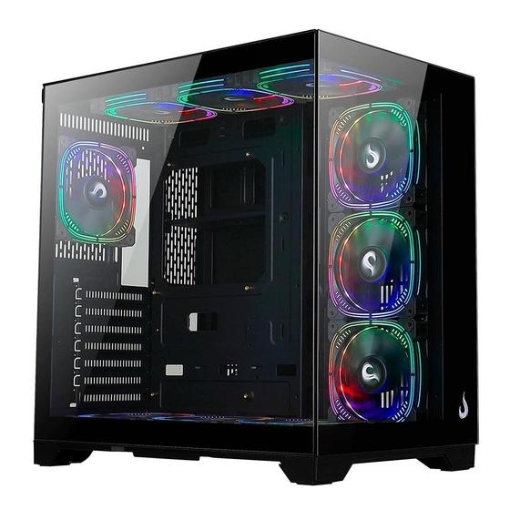 Gabinete Gamer Rise Mode Galaxy Glass Standard V2, Mid Tower, ATX ...