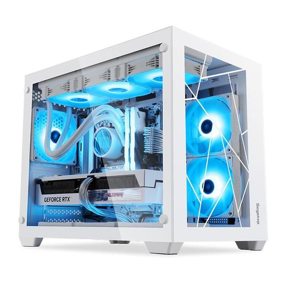 Gabinete Gamer Segotep Lumi II, Mini Tower, M-ATX, Lateral e Frontal em ...