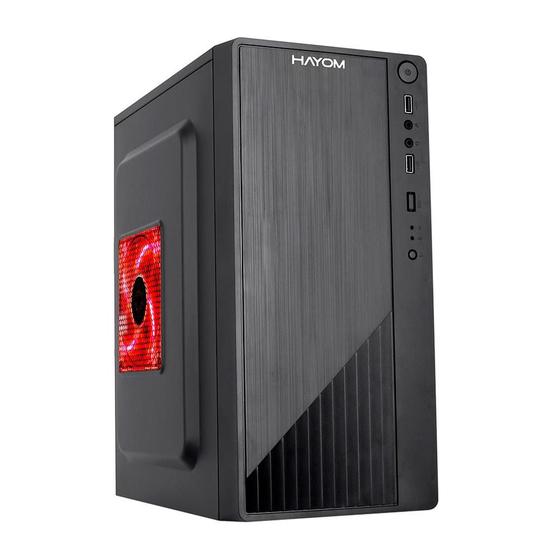 Gabinete Hayom Office GB1708 preto sem fonte - VALIANTY - Gabinete ...