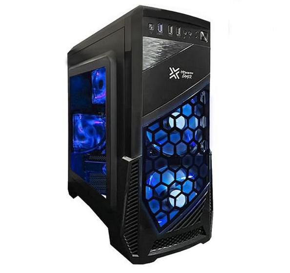 Gabinete Maxtro Gamer 8866 Com 4 Fan Azul - Maxxtro - Peças para ...