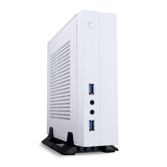 Gabinete Mini Itx Gi-228e Branco 2x Usb 3.0 Com Placa Conversora E Fonte - Saída De 12v 5a 60w ...