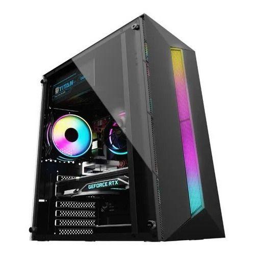 Gabinete Pc Gamer com Led Rgb Lateral em Vidro Temperado Hymon 1722 ...