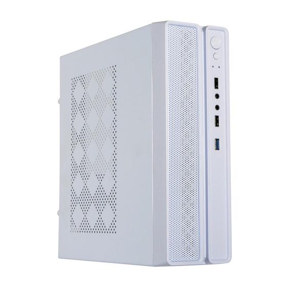 Gabinete Slim Branco Para Pc Com Fonte Micro Atx Compacto - Bluecase ...