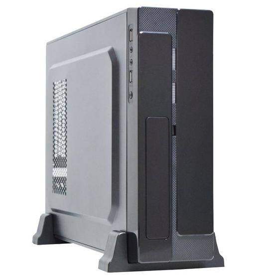 Gabinete Slim Micro ATX GM-01R2 K-MEX com Fonte Interna PB 200W e Cabo ...
