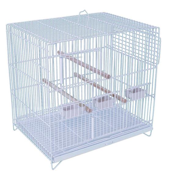 Gaiola Criadeira Curió Fêmea Epóxi Branco Passador Lateral - Gaiolas ...