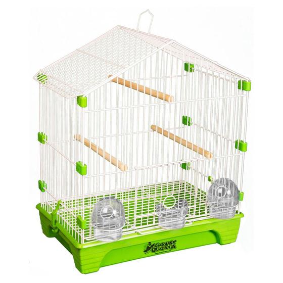 Gaiola de Arame com Travas Plásticas para Canário Quatiguá - Gaiolas ...