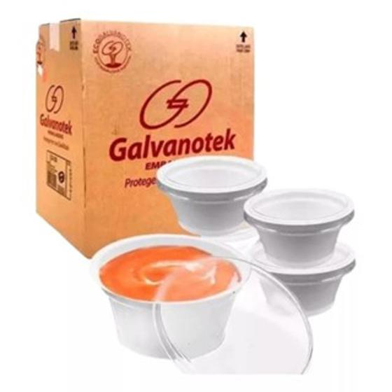 Galvanotek G 695 kit 700 Pote Molho 30ml + Tampa descartável embalagem catchup maionese molho ...