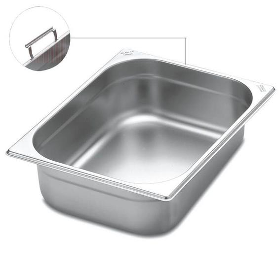 Gamela para Salgar Carne/Temperar em Aço Inox com Alças Móveis ...