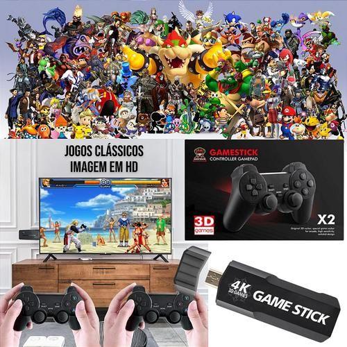 GamerStick G10 de Videogames Retro, 110/220, 2 Controles Sem Fio ...