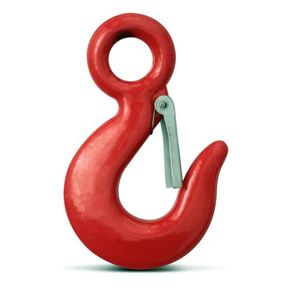 Gancho Olhal Cabo Aço C/ Trava 2 Ton - Carbostorm - CARBOGRAFI - Gancho ...