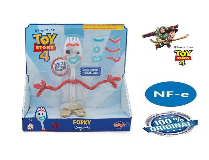 Garfinho Forky Boneco Original Filme Toy Story 4 Disney - TOYNG - Bonecos - Magazine Luiza