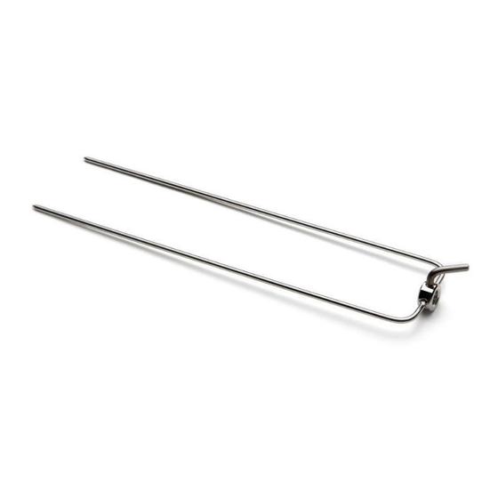 Garfo Longo Duplo Inox 35cm - Rotary Speto - Acessórios para ...