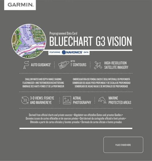 Garmin Carta Náutica Bluechart G3 Vision HD - Costa Leste da América do ...