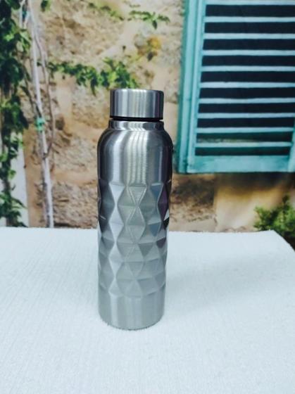 Garrafa Aço Inox Relevo De Água 700ML GDR0582 - GoldenRio - Garrafa ...