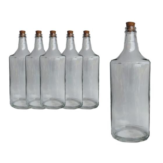 Garrafa de vidro Quadrada 1L 15UN Original - Vidro Nobre - Garrafa ...