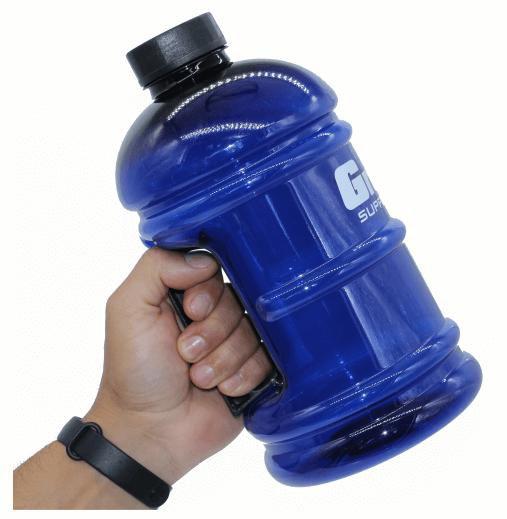 Garrafa Galao De Agua Azul 2 Litros Academia Treino Growth - Growth ...