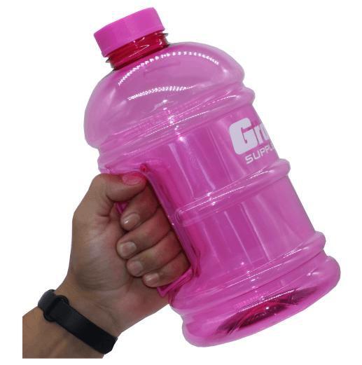 Garrafa Galao De Agua Rosa 2 Litros Academia Treino Growth - Garrafa ...