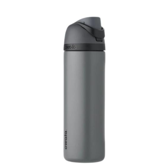 Garrafa Owala Freesip Stainless Steel Termica 24OZ / 710ML - Dark Grey ...