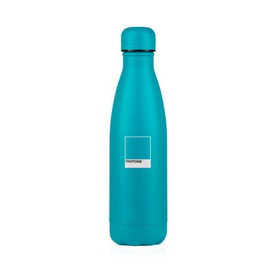 Garrafa Pantone + Kouda Térmica 500ml - Teal Chip - Grey - Garrafa ...