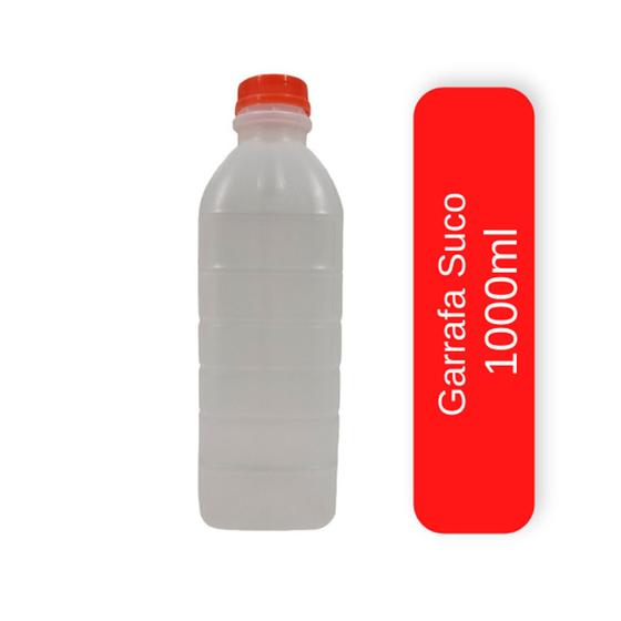 Garrafa Plástica C/tampas P/ Caldo Cana, Sucos 1000ml C/50 - decoplast - Garrafa - Magazine Luiza