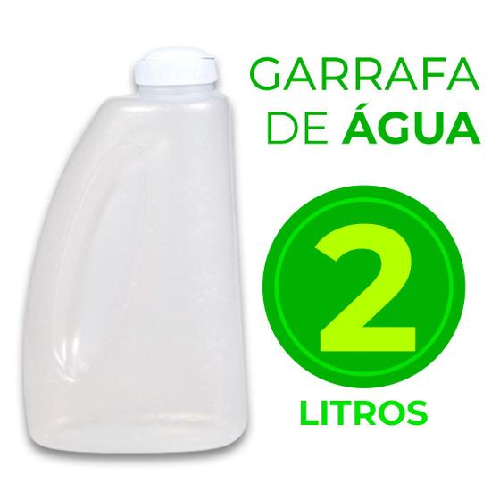 Garrafa Plástica Com 2 Litros E Tampa Para Água - Plasvale - Garrafa ...