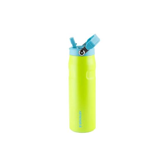 Garrafa stanley térmica aerolight flip straw heat wave 710ml verde ...