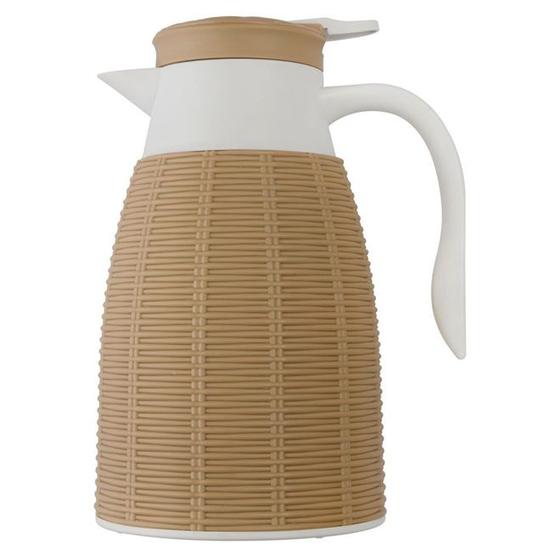 Garrafa Termica 1l Plastico Pp Vidro Borracha C3b Garrafa Térmica