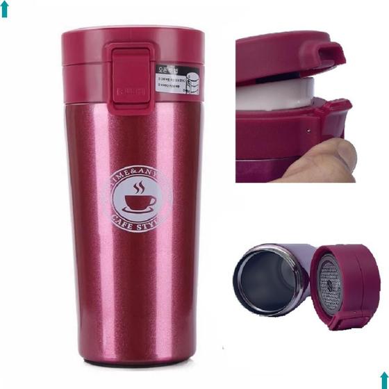 Garrafa Térmica Aço Inox Água Gelada Garantida Por 24 Horas - Golden ...