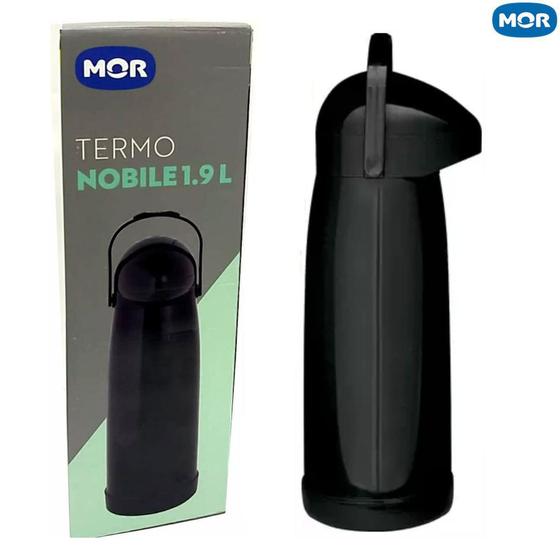 Garrafa Térmica Café Água Quente De Pressão Mor Nobile 1.9L - Garrafa Térmica - Magazine Luiza