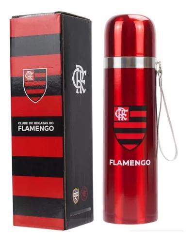 Garrafa Térmica Flamengo 500 Ml Inox - Mileno - Garrafa Térmica ...